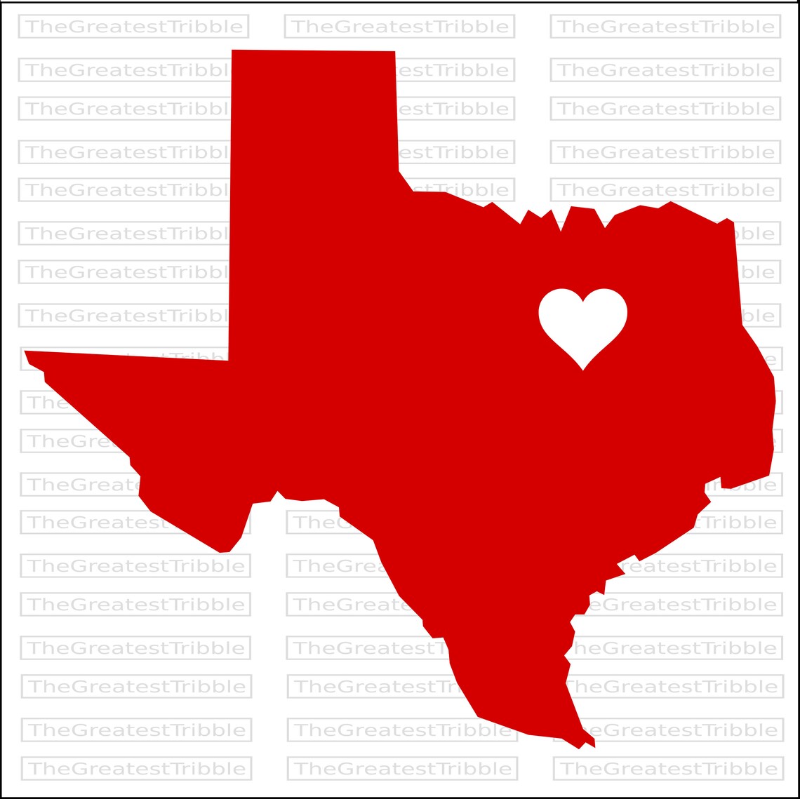Texas Dallas Fort Worth Heart Map, Vector Graphic (SVG, PNG, JPG) - Etsy