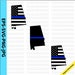 Thin Blue Line Alabama Flag, USA, Vector Graphic (digital Download) - Etsy