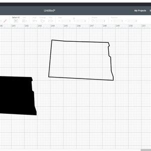 North Dakota State Map Svg Png Jpg Eps Vector Graphic Clip Art North ...