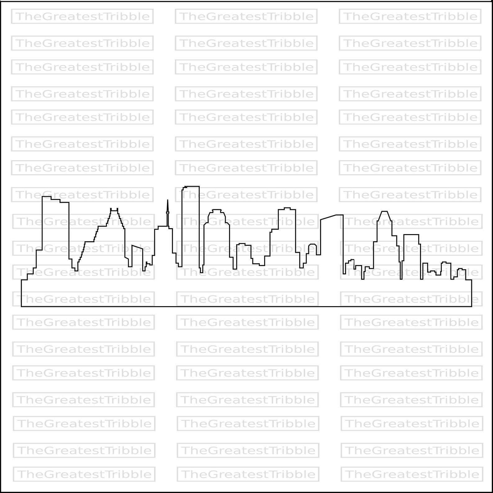 Houston City Skyline Silhouette Houston City Skyline Outline - Etsy