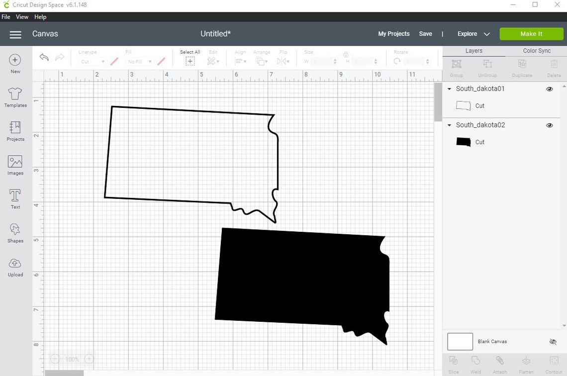 South Dakota State Map Svg Png Jpg Eps Vector Graphic Clip Art - Etsy