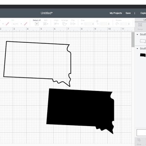 South Dakota State Map Svg Png Jpg Eps Vector Graphic Clip Art South ...