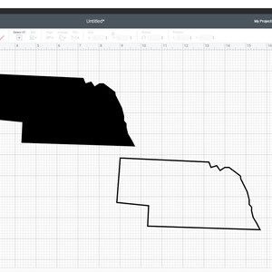 Nebraska State Map Svg Png Jpg Eps Vector Graphic Clip Art Nebraska ...