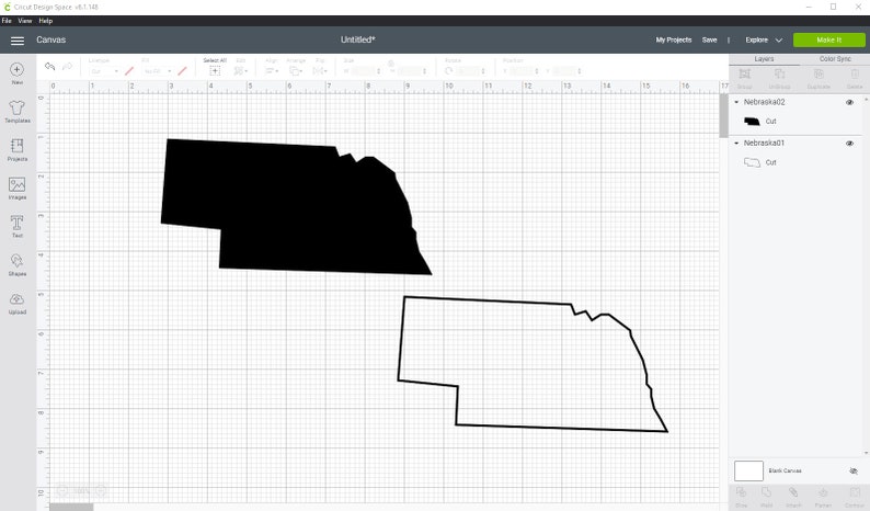 Nebraska State Map Svg Png Jpg Eps Vector Graphic Clip Art Nebraska ...