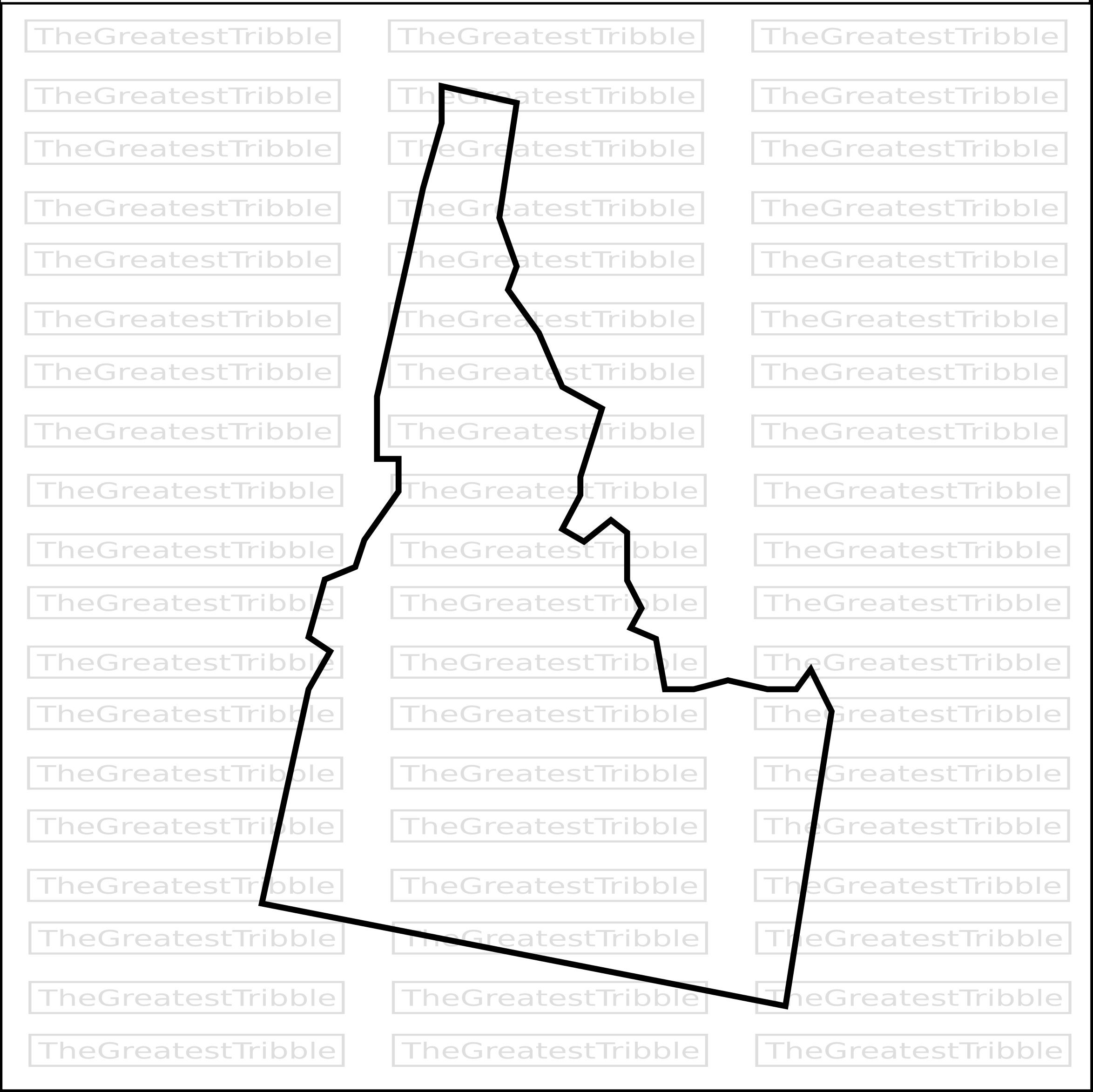 Idaho State Map Svg Png Jpg Eps Idaho Vector Idaho Clip Art - Etsy