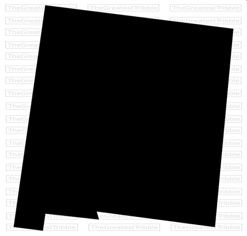 New Mexico State Map SVG PNG JPG Vector Graphic Clip Art New | Etsy