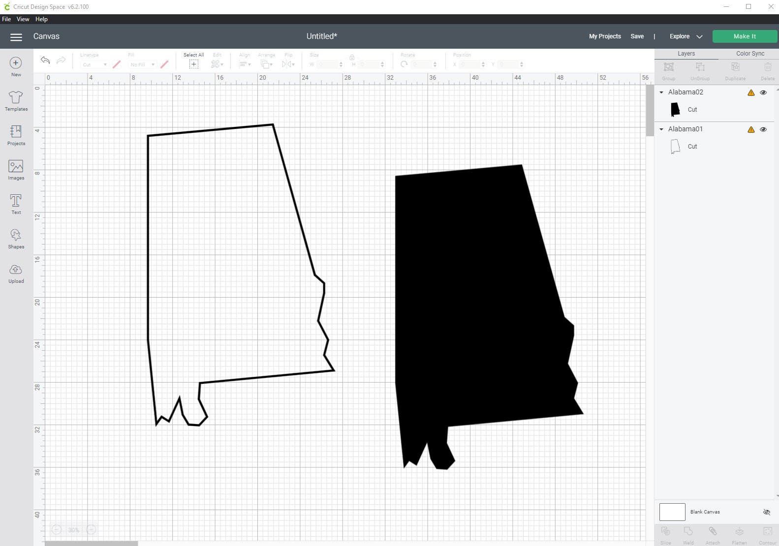 Alabama State Map Svg Png Jpg Eps Vector Graphic Clip Art - Etsy