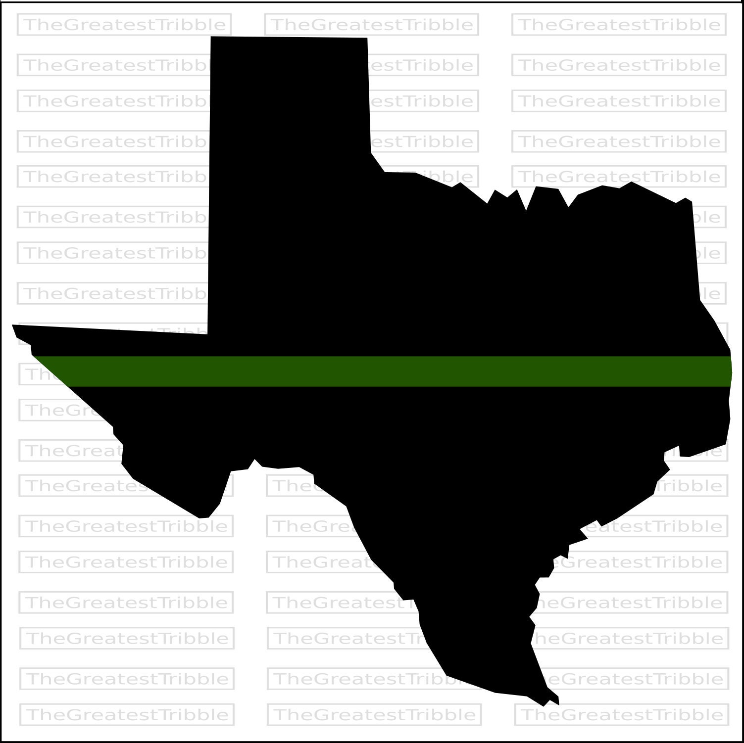 Thin Green Line Texas USA Flag Thin Green Line American Flag Eps Svg ...