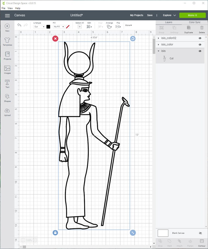 Isis Egyptian Goddess Clip Art (svg, Png, Jpg, Eps) (digital Download ...