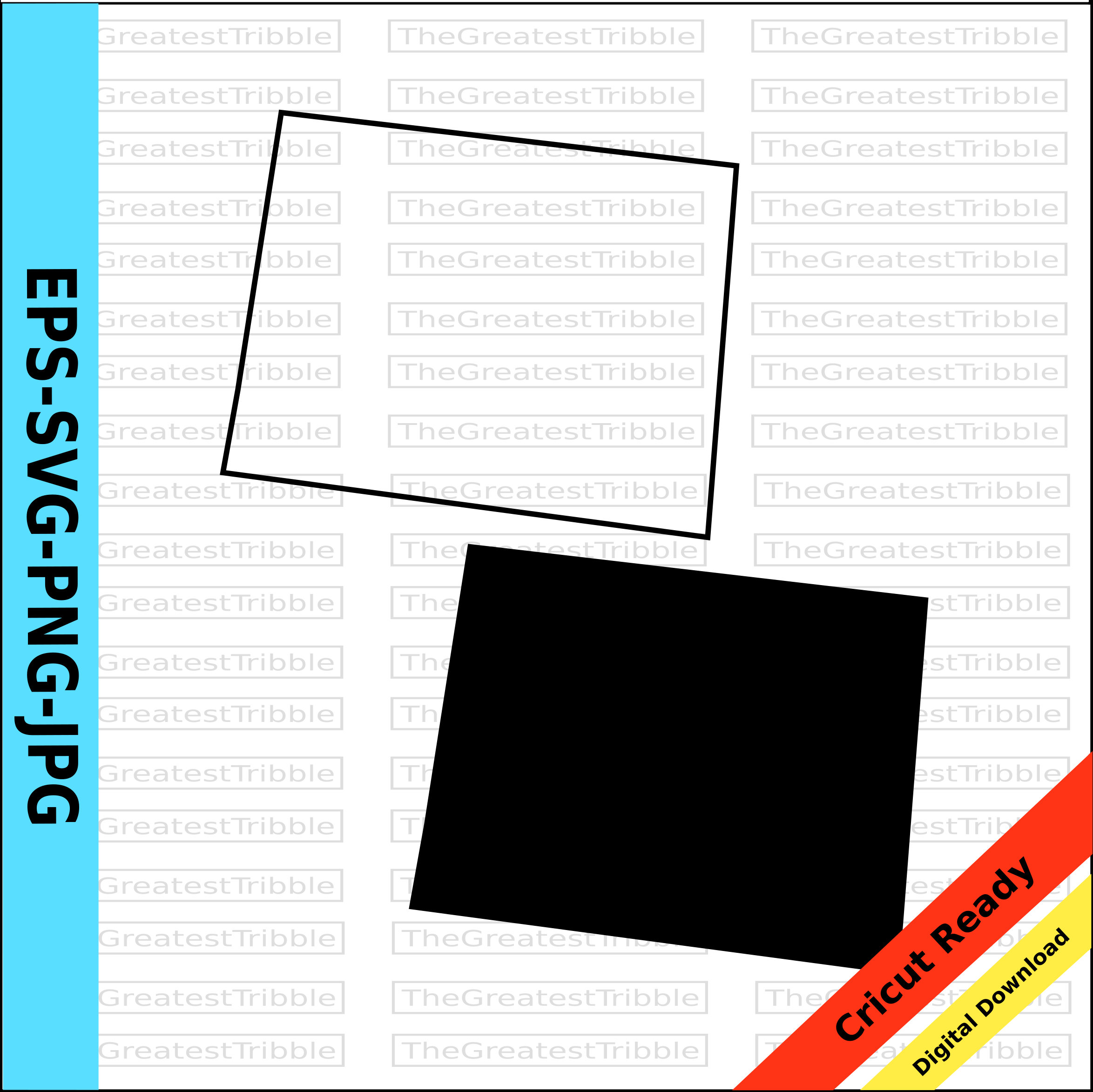 Wyoming State Map Svg Png Jpg Eps Vector Graphic Clip Art - Etsy