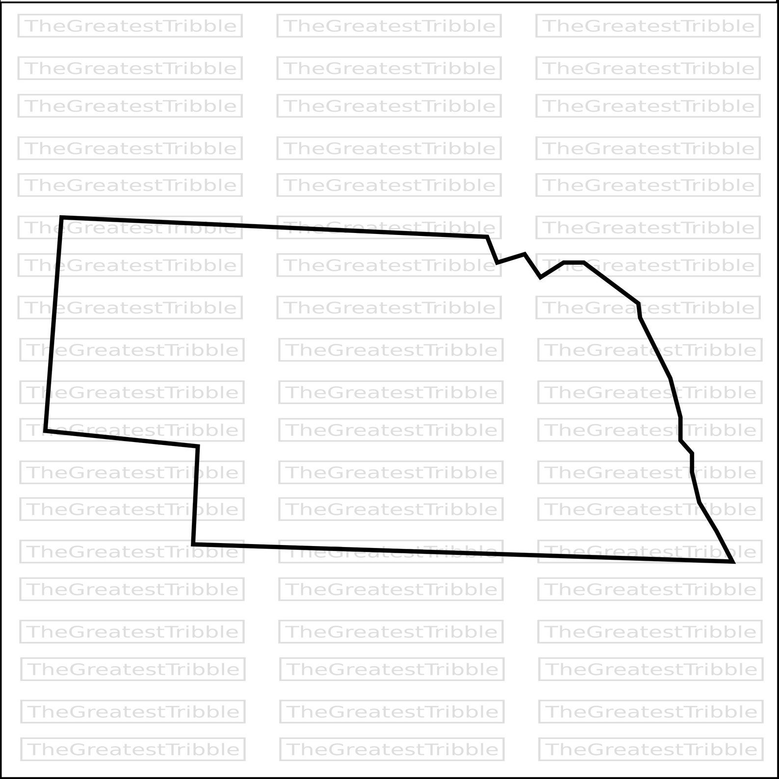 Nebraska State Map Svg Png Jpg Eps Vector Graphic Clip Art Nebraska ...