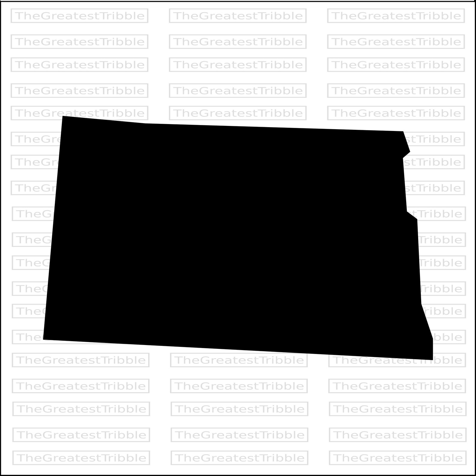 North Dakota State Map svg png jpg eps Vector Graphic Clip Art | Etsy