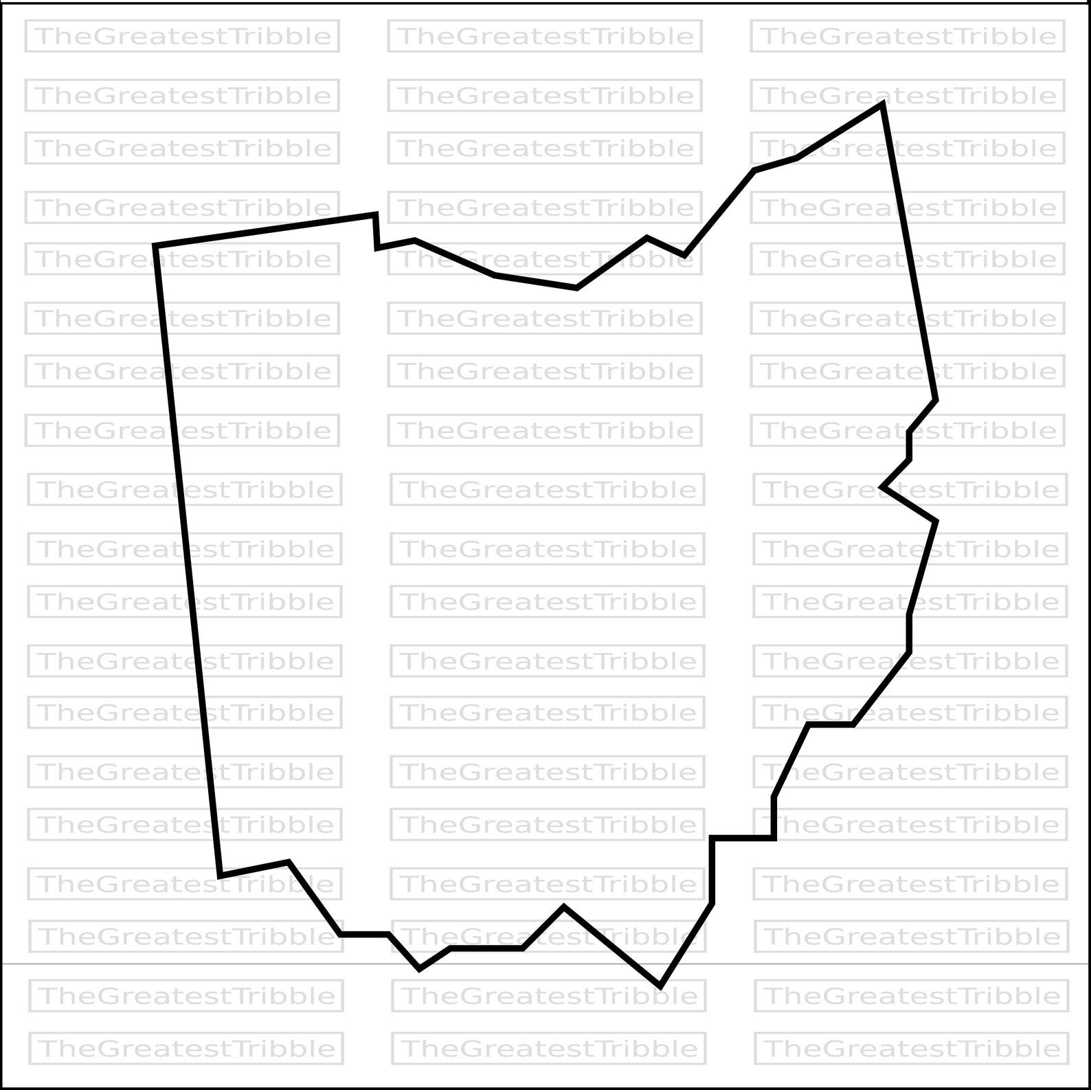 Ohio State Map Svg Png Jpg Eps Vector Graphic Clip Art Ohio | Etsy
