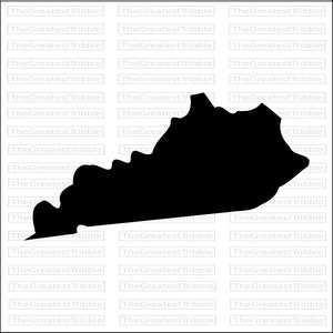 Kentucky State Map Svg Png Jpg Eps Vector Graphic Clip Art Kentucky ...