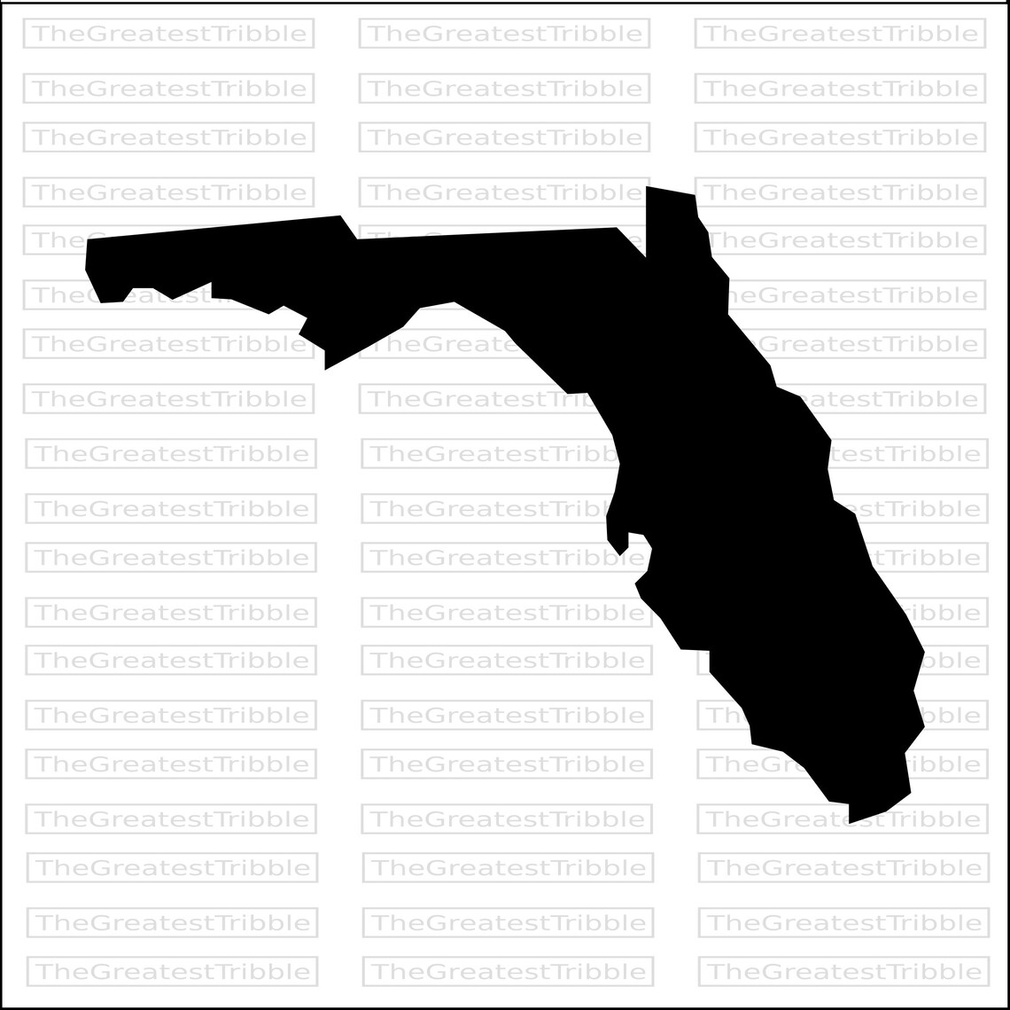 Florida State Map Svg Png Jpg Eps Florida Vector Graphic Clip - Etsy