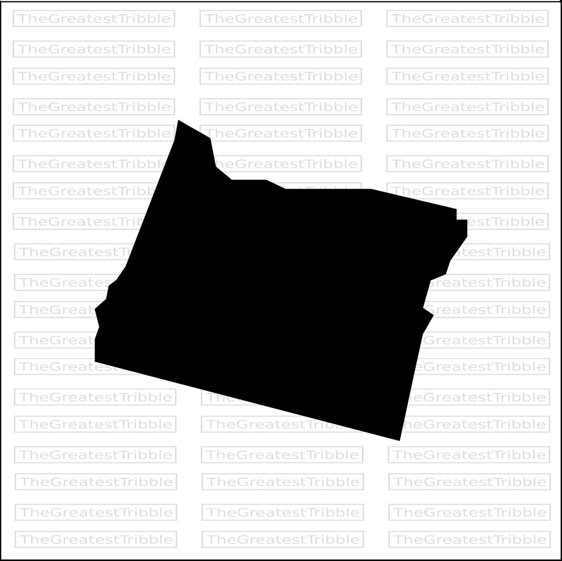 Oregon State Map svg png jpg eps jpgeg Vector Graphic Clip Art | Etsy