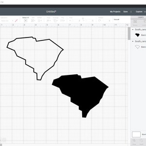 South Carolina State Map Svg Png Jpg Eps Jpeg Vector Graphic Clip Art ...