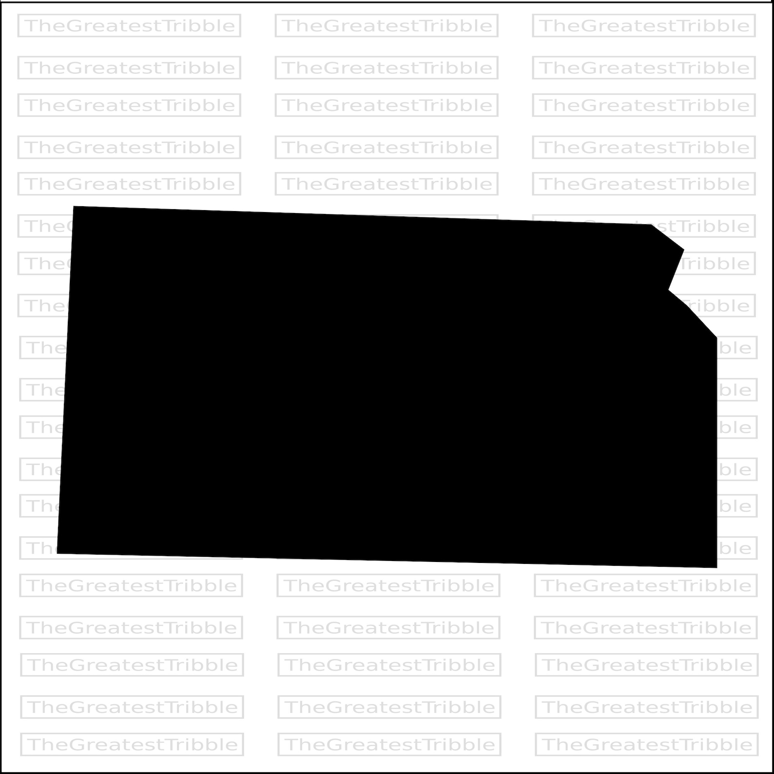 Kansas State Map Svg Png Jpg Eps Vector Graphic Clip Art | Etsy