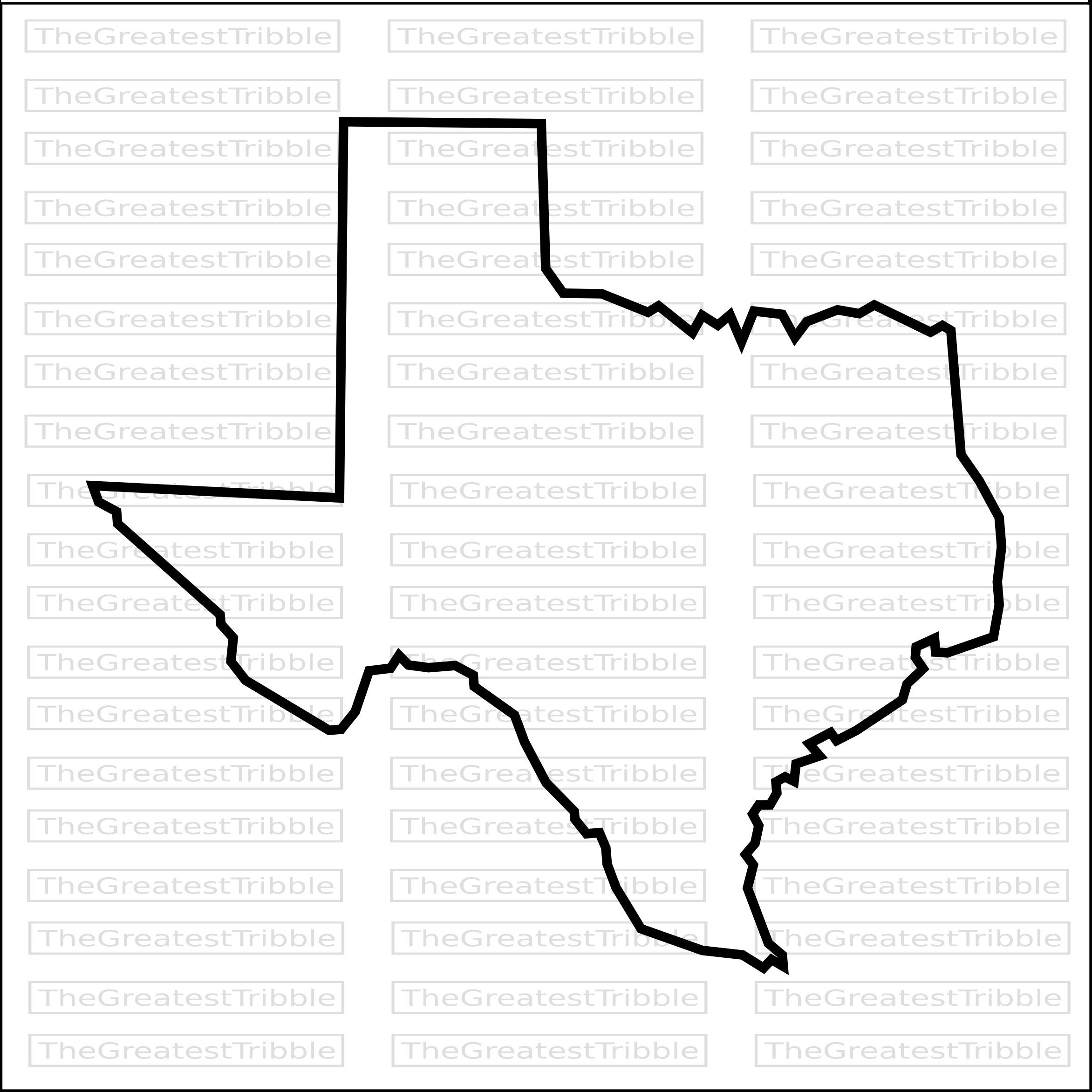 Texas State Map Svg Png Jpg Eps Vector Graphic Clip Art Texas - Etsy