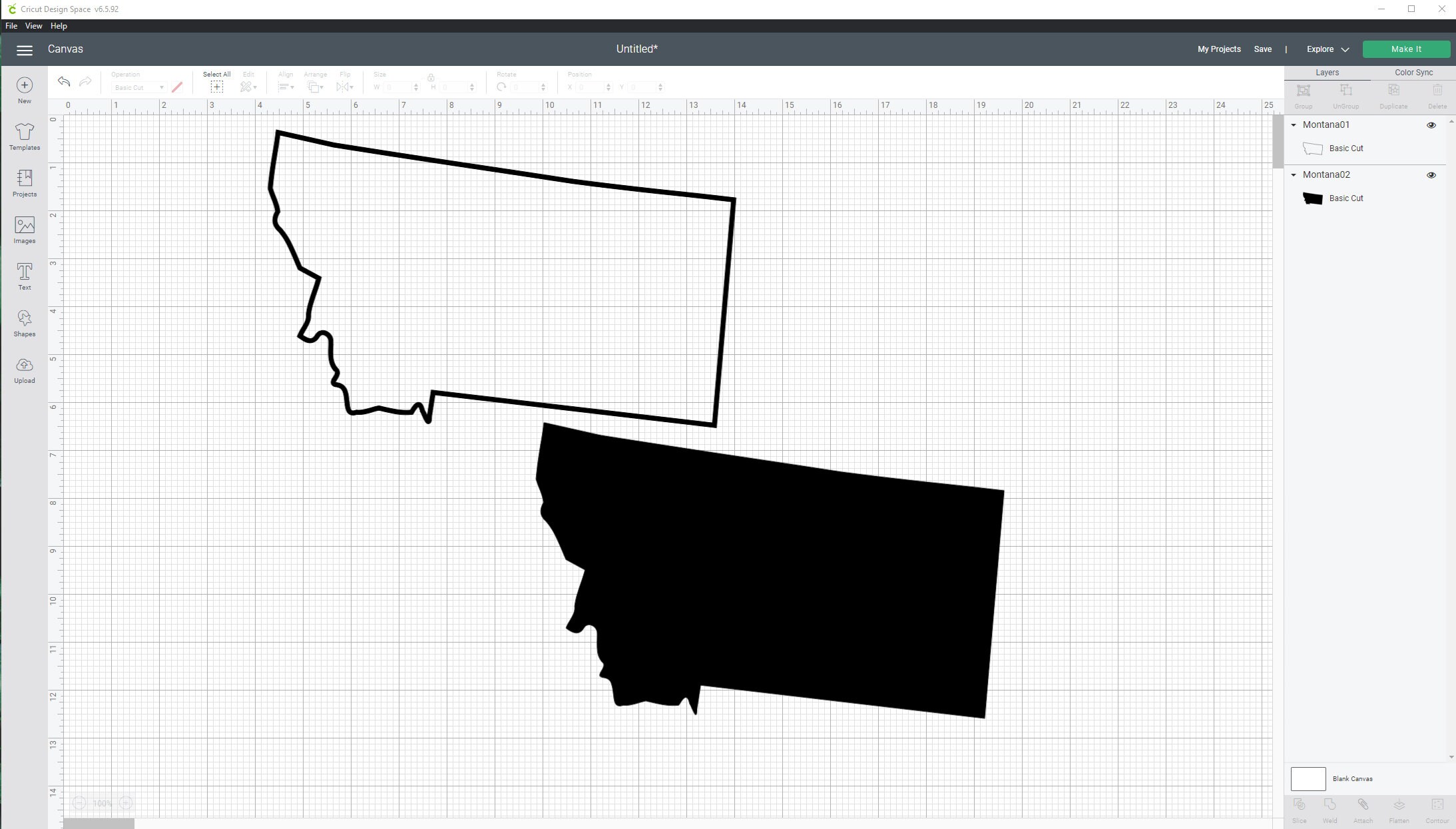 Montana State Map Svg Png Jpg Eps Vector Graphic Clip Art Montana State ...