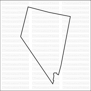 Nevada State Map SVG PNG JPG Vector Graphic Clip Art Nevada State ...