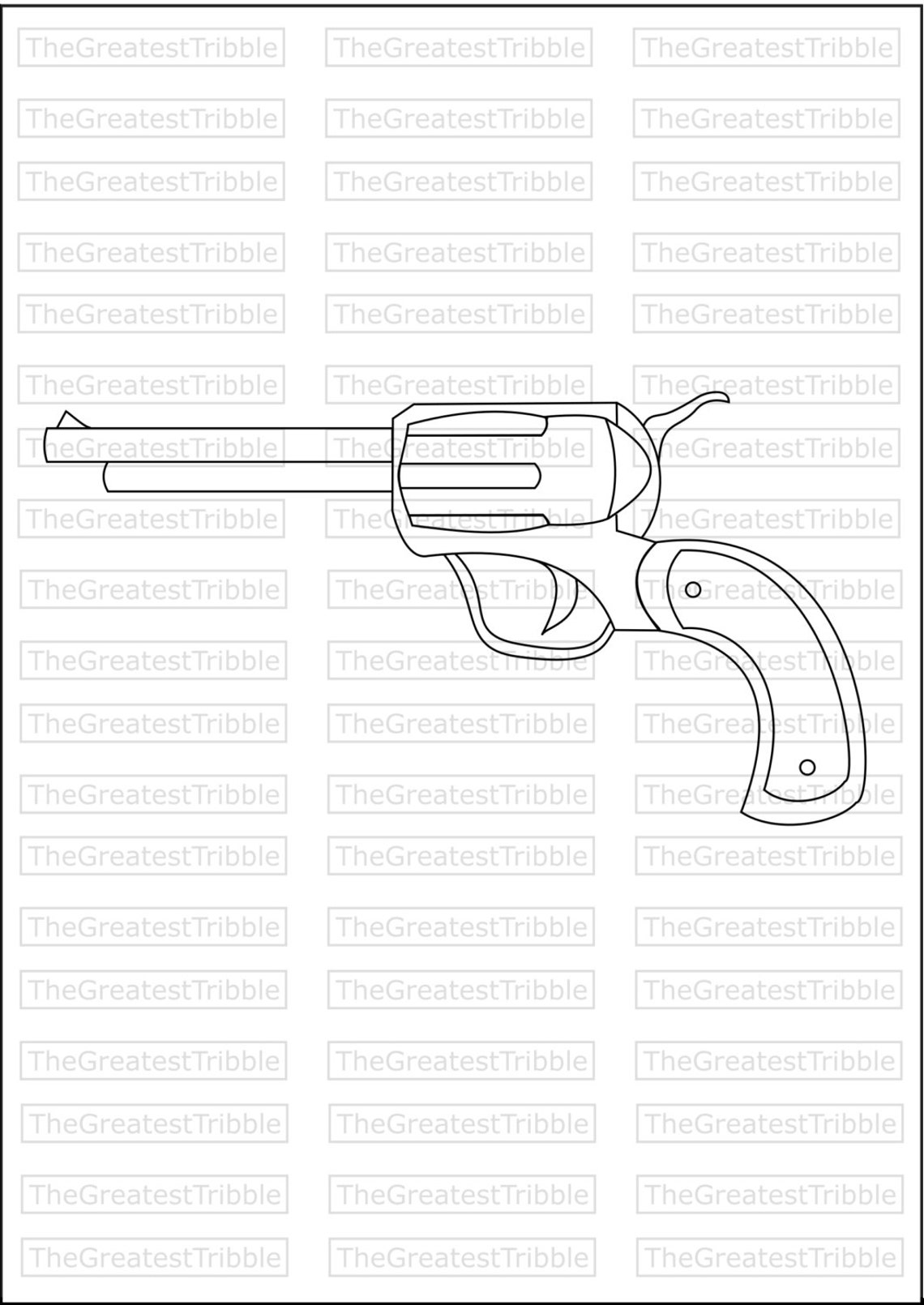 Handgun Pistol SVG PNG JPG Vector Graphic Clip Art outline | Etsy