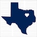 Texas Dallas Fort Worth Heart Map, Vector Graphic (SVG, PNG, JPG) - Etsy