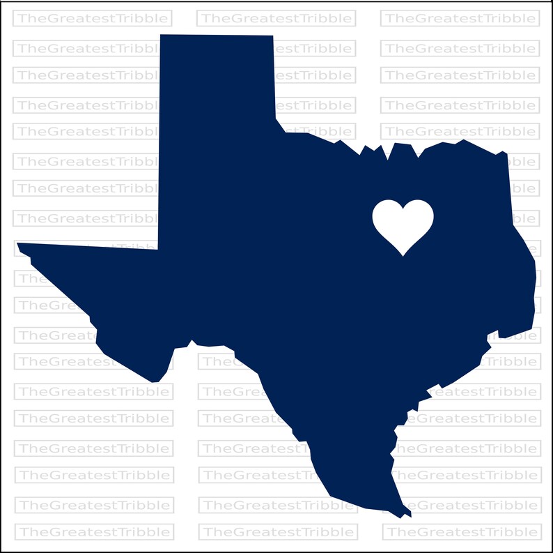 Texas Dallas Heart Map Texas Fort Worth Heart Svg Png Jpg Eps Vector ...