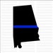 Thin Blue Line Alabama Flag, USA, Vector Graphic (digital Download) - Etsy