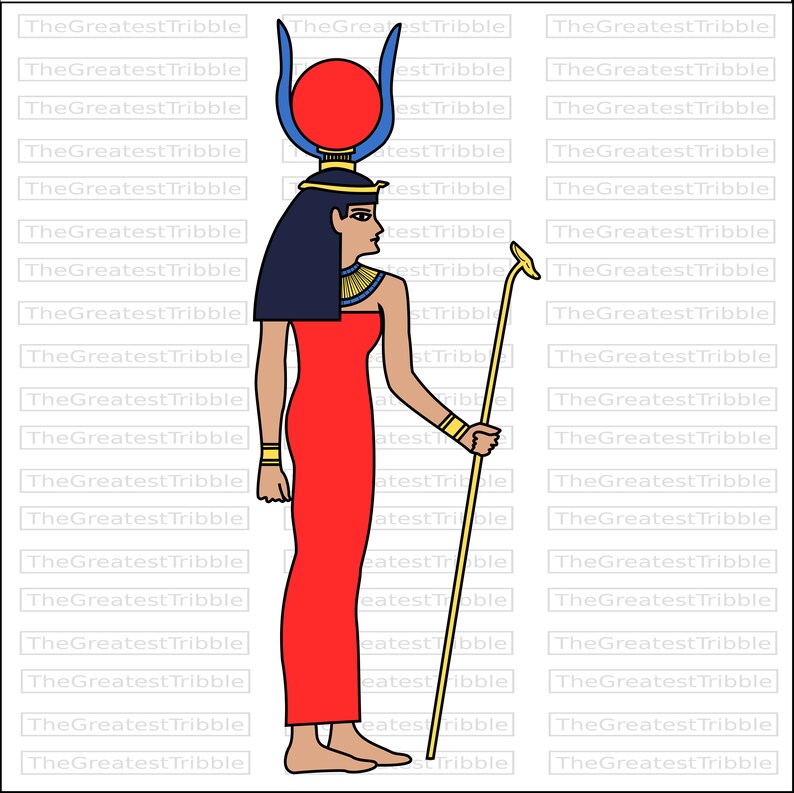 Isis Egyptian God Clip Art Svg Png Jpg Eps Ancient Egyptian - Etsy