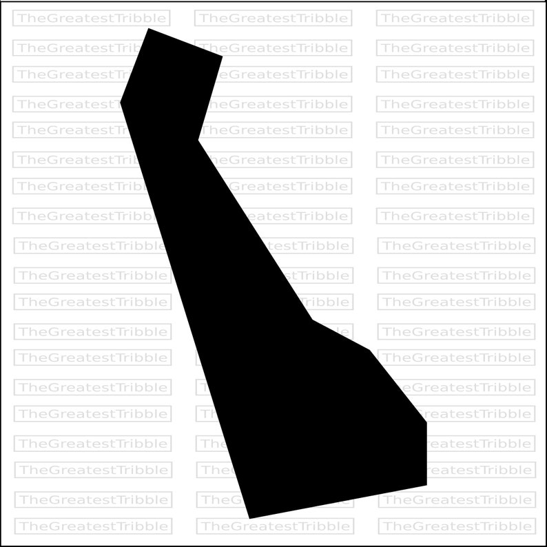 Delaware State Map Svg Png Jpg Eps Delaware Vector Graphic - Etsy