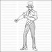 Uncle Sam Outline Uncle Sam Fighting USA Presidents Day Eps Svg Png Jpg ...