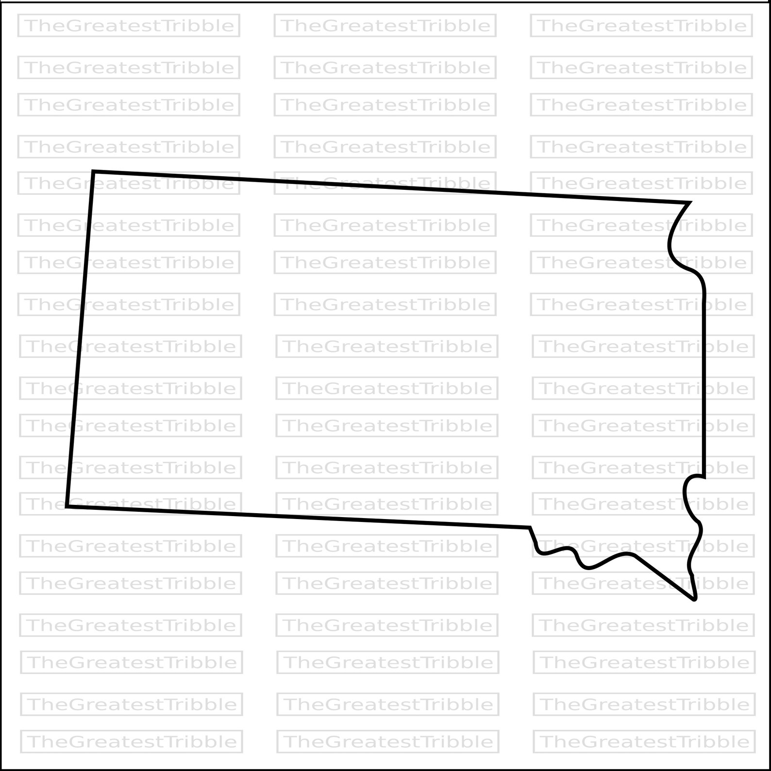 South Dakota State Map Svg Png Jpg Eps Vector Graphic Clip Art South ...