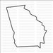 Georgia State Map Svg Png Jpg Eps Georgia Vector Clip Art Georgia State ...