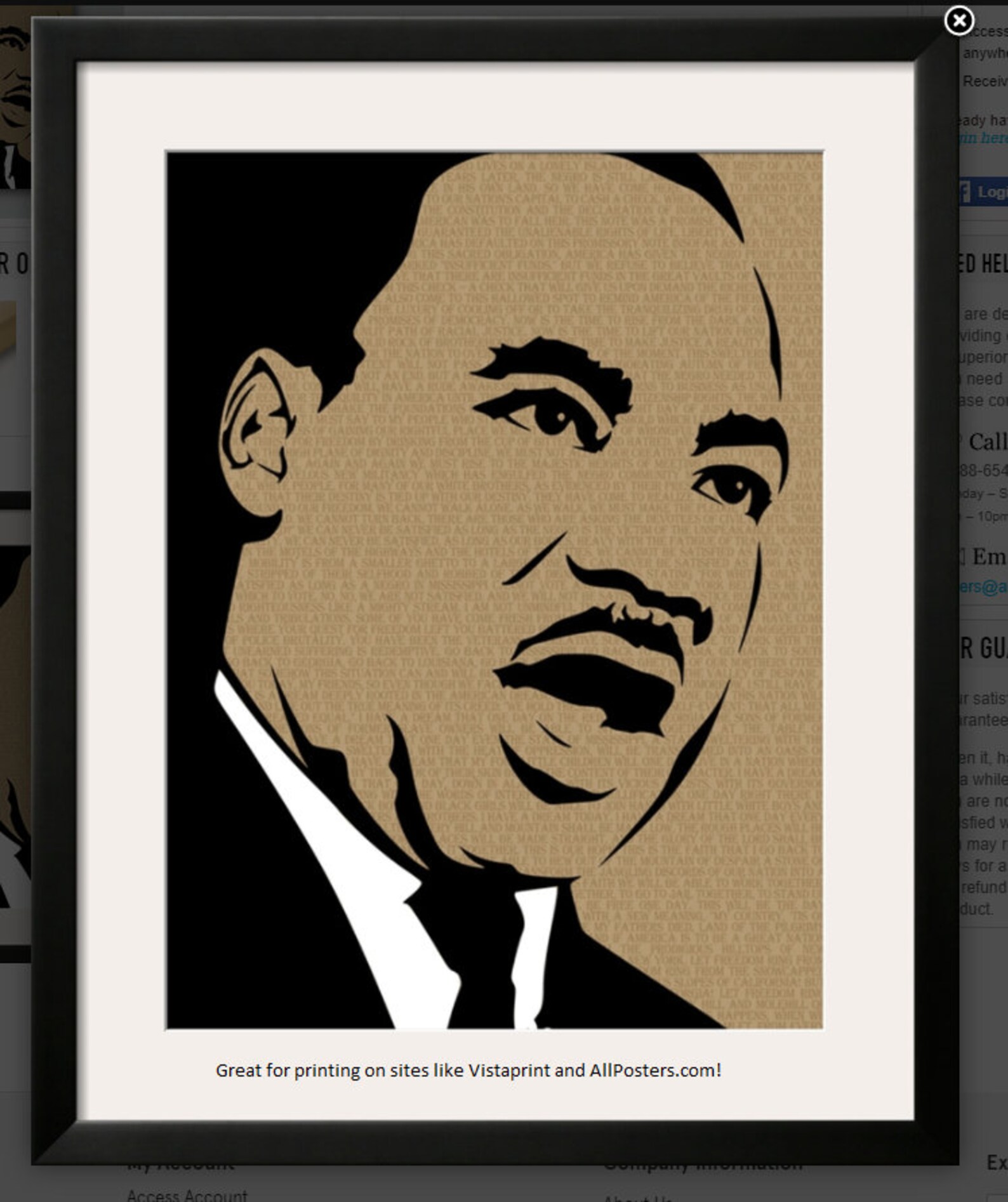 Martin Luther King Jr Poster MLK Decor I Have a Dream Decor I - Etsy Canada