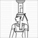 Nephthys Egyptian God Bust Clip Art Svg Png Jpg Eps Vector Graphic Clip ...