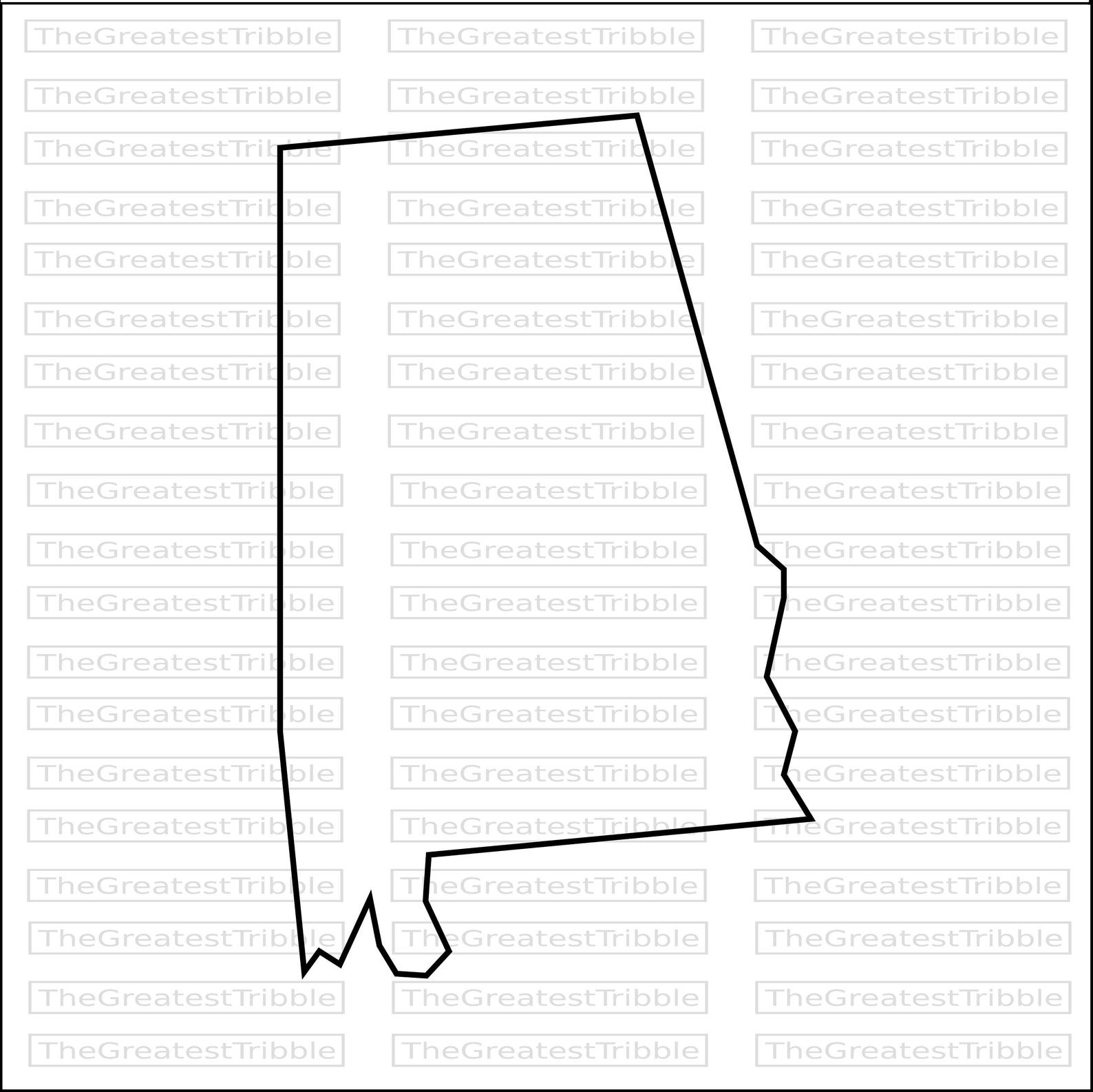 Alabama State Map Svg Png Jpg Eps Vector Graphic Clip Art - Etsy