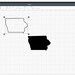 Iowa State Map Svg Png Jpg Eps Vector Graphic Clip Art Iowa State ...