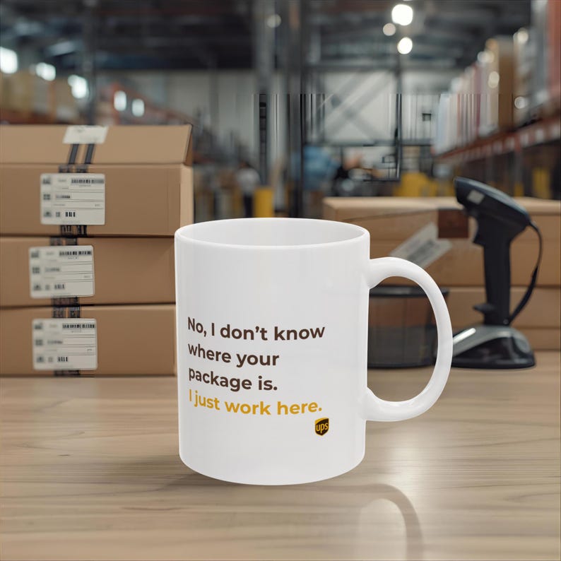 Personalized UPS Mug: Funny Delivery Driver Gift - Etsy