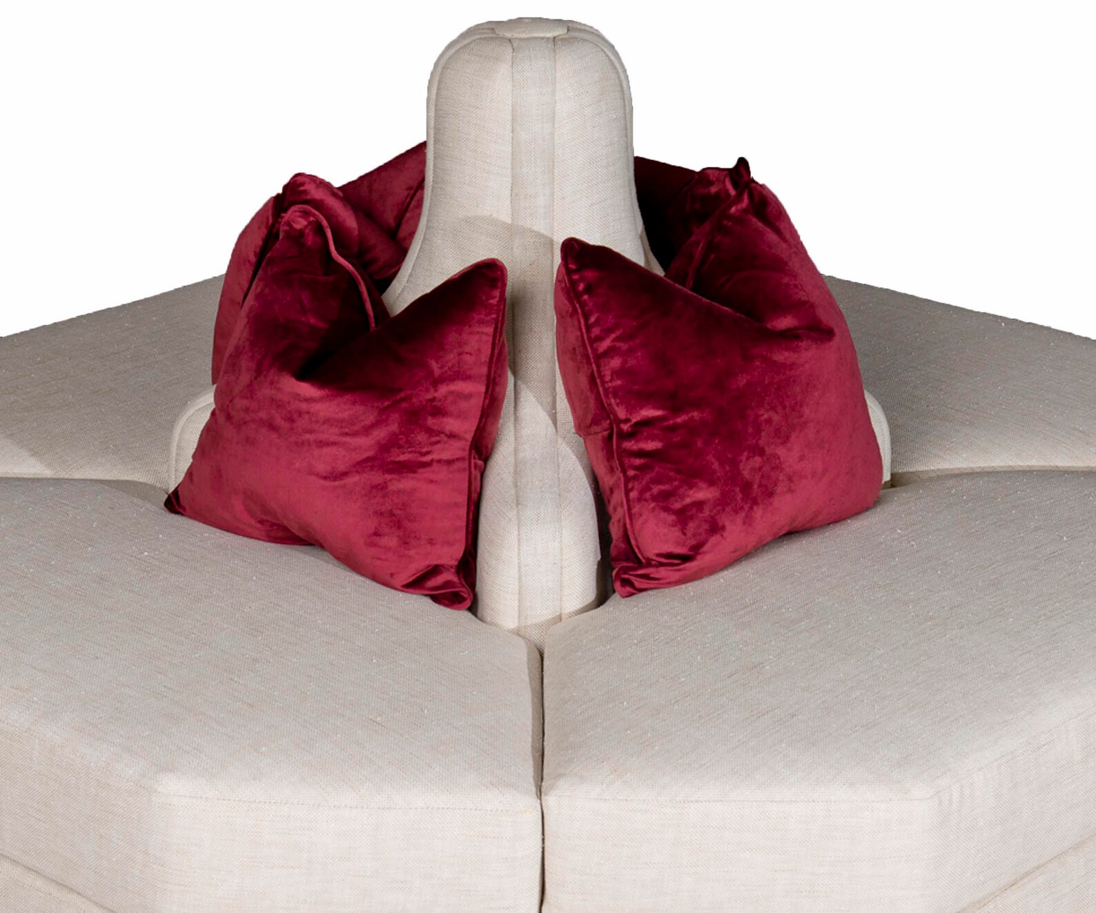 Octagon Settee Bench Tete a Tete Sofa La Belle Tuffet - Etsy