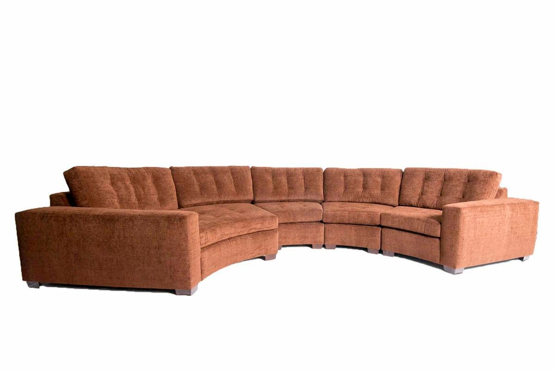 Large Curved Modern Sectional Sofa - Etsy