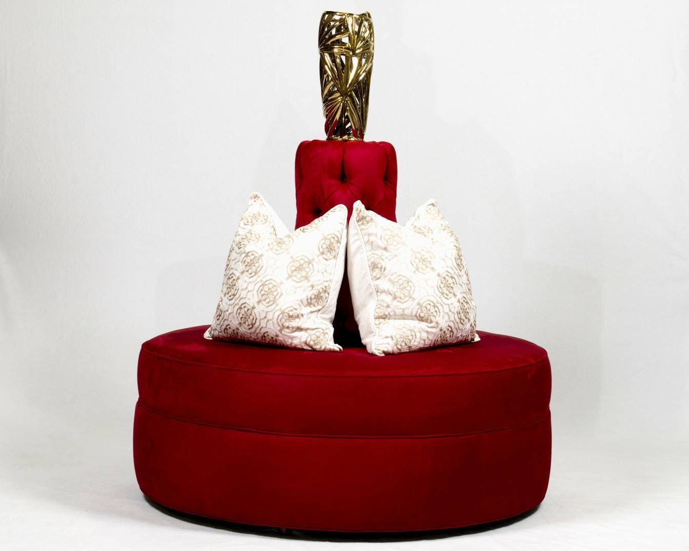 Custom Made 48" Circle Borne Settee Sofa - Etsy
