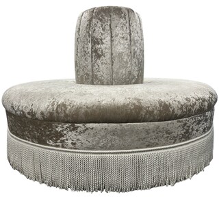 CelebritySofa - Custom Made Round Circle Chair Ottoman Sofa Settee Usa ...