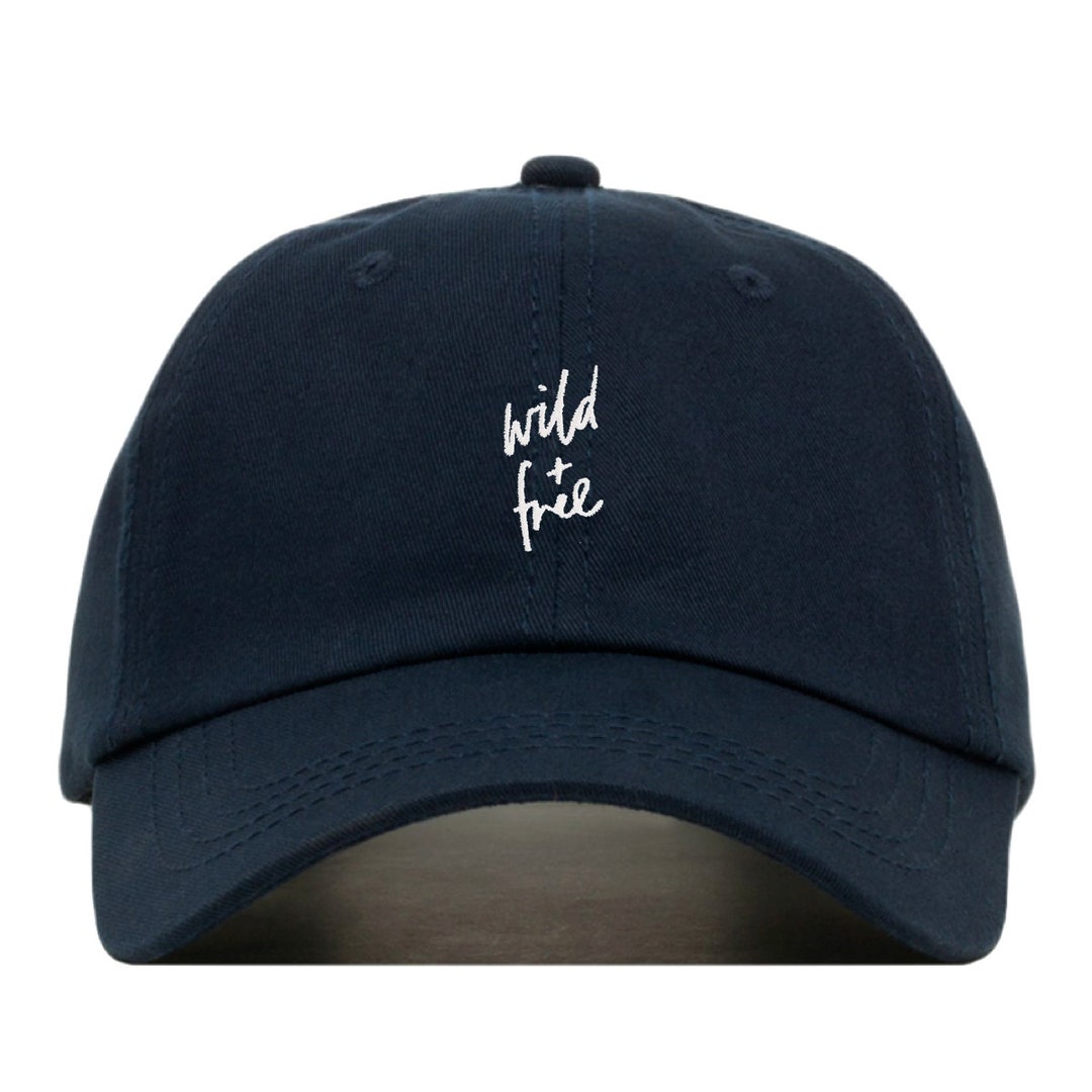 WILD AND FREE Baseball Hat, Embroidered Dad Cap • Boho Inspirational ...