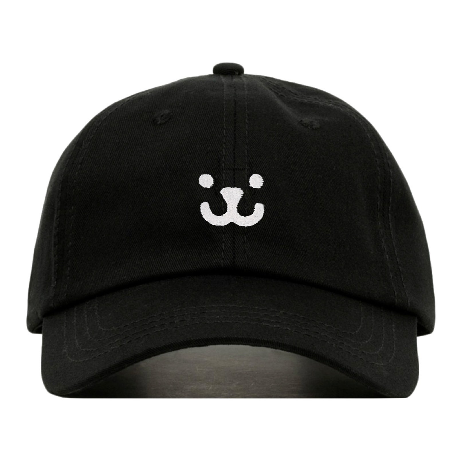 KAWAII DOG Face Baseball Hat, Embroidered Dad Cap • Cute Puppy Doggo ...