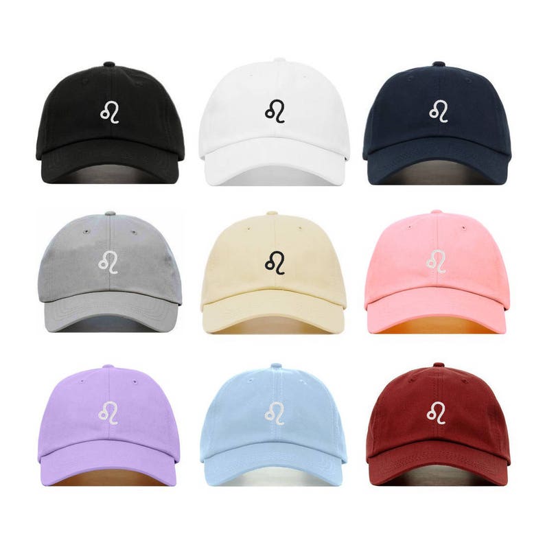 LEO Baseball Hat, Embroidered Dad Cap • Zodiac Horoscope Celestial ...
