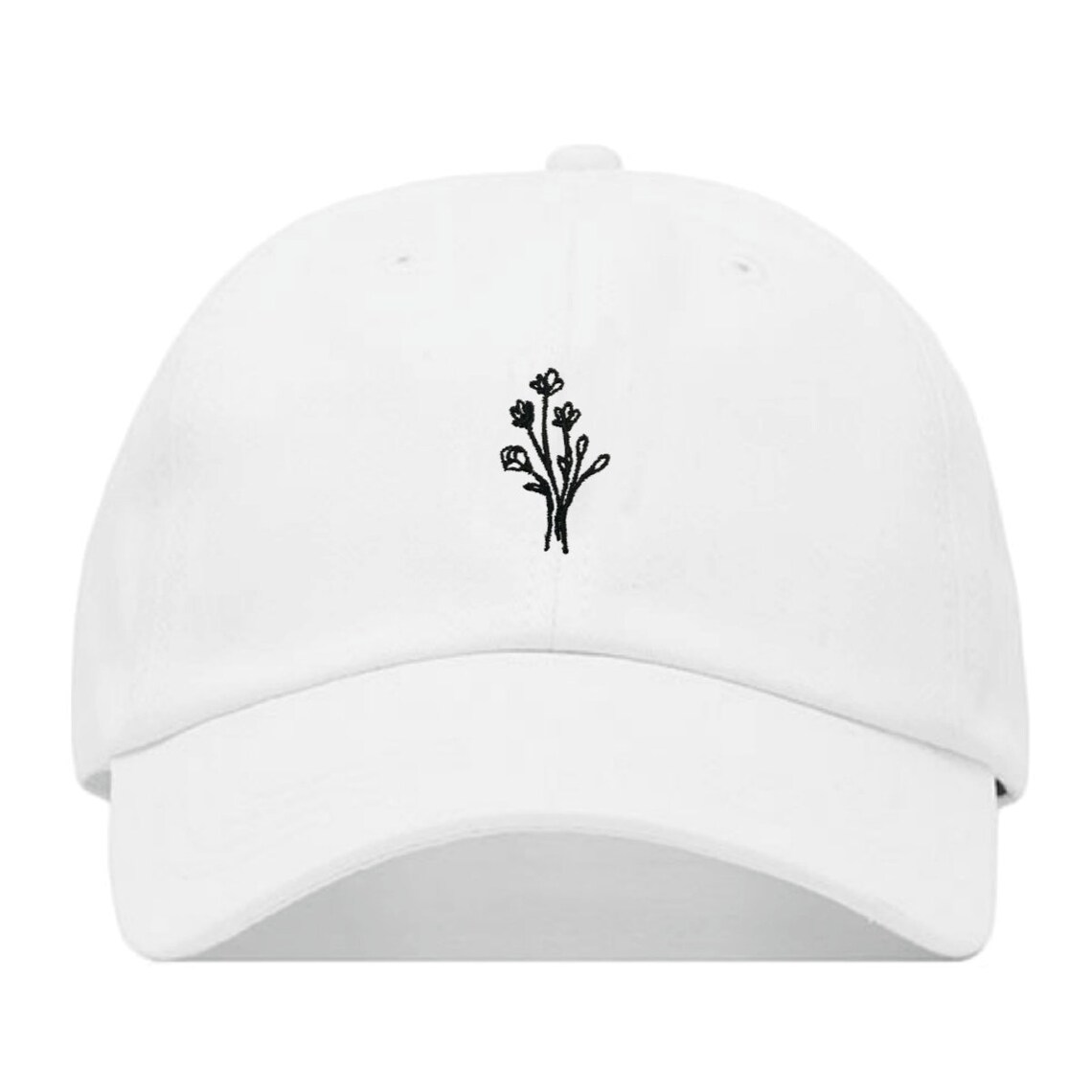 WILDFLOWER Baseball Hat Embroidered Dad Cap Bloom Floral - Etsy