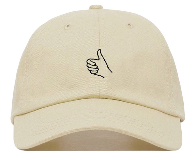 FLIP OFF Baseball Hat Embroidered Dad Cap Middle Finger | Etsy