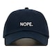 NOPE Baseball Hat Embroidered Dad Cap Not Today Just No - Etsy