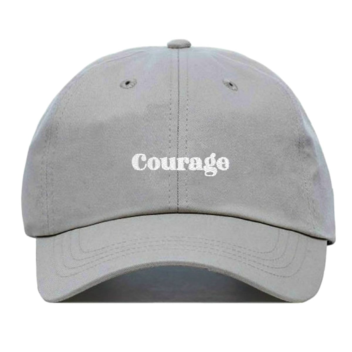 Courage Embroidered Baseball Hat Your Choice of Cap & Thread | Etsy